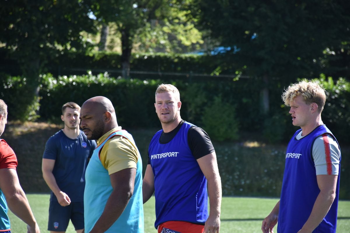 Première recrue d'Aurillac, Heath Backhouse a eu un avant-goût de ce ...