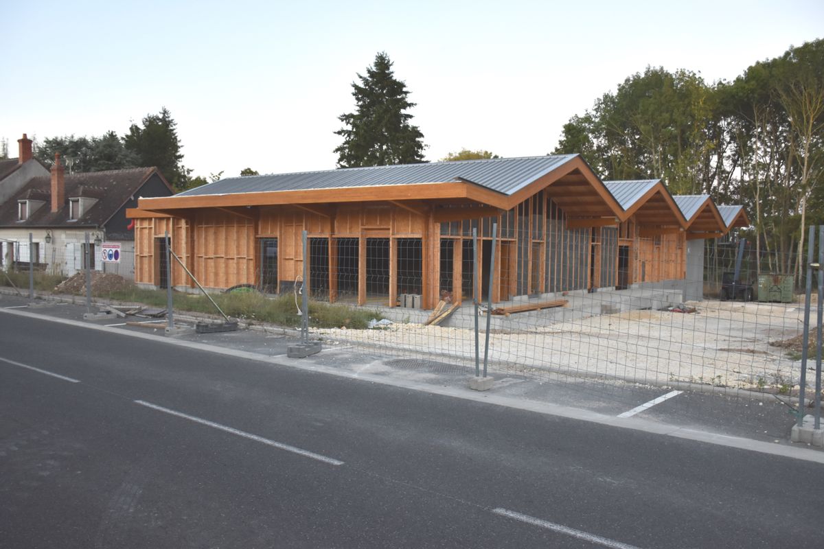 La supérette livrée fin 2020 à Léré - Le Berry Républicain