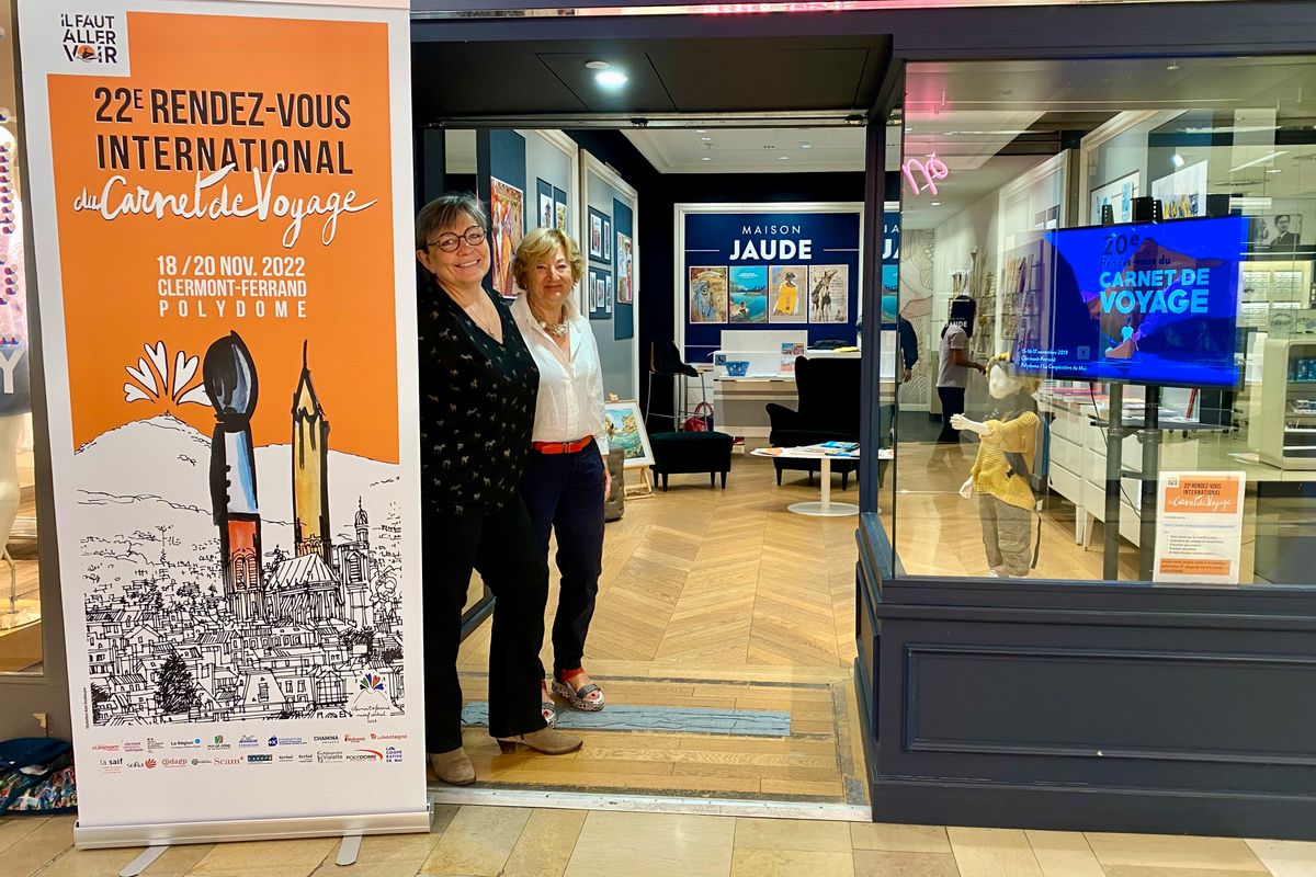 Le Rendez-vous du carnet de voyage de Clermont-Ferrand a une boutique au Centre Jaude - La Montagne
