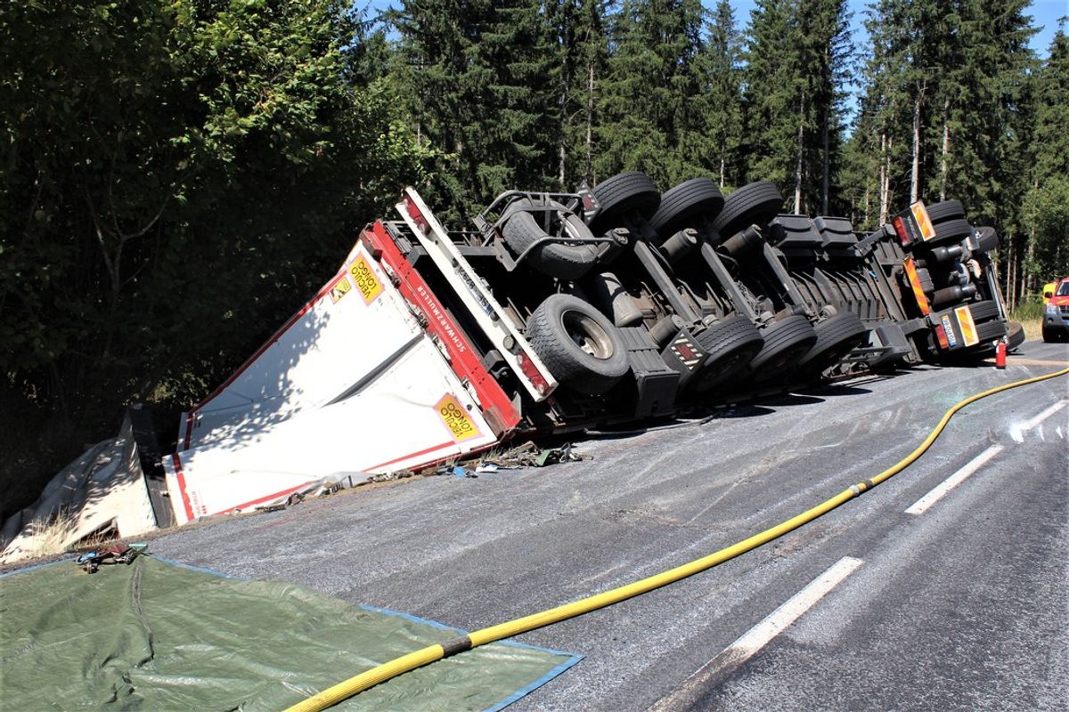 Accident sur la D499 - L’Éveil de la Haute-Loire