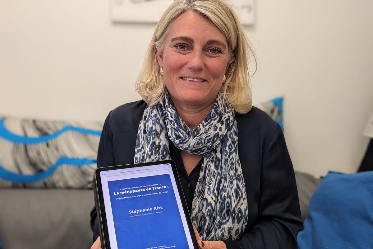 "La ménopause doit être une chance": la députée Stéphanie Rist a remis ...