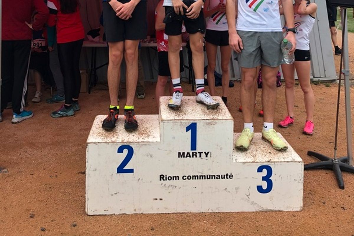 Tom Roussel et Louis Austrui sur le podium - La Montagne