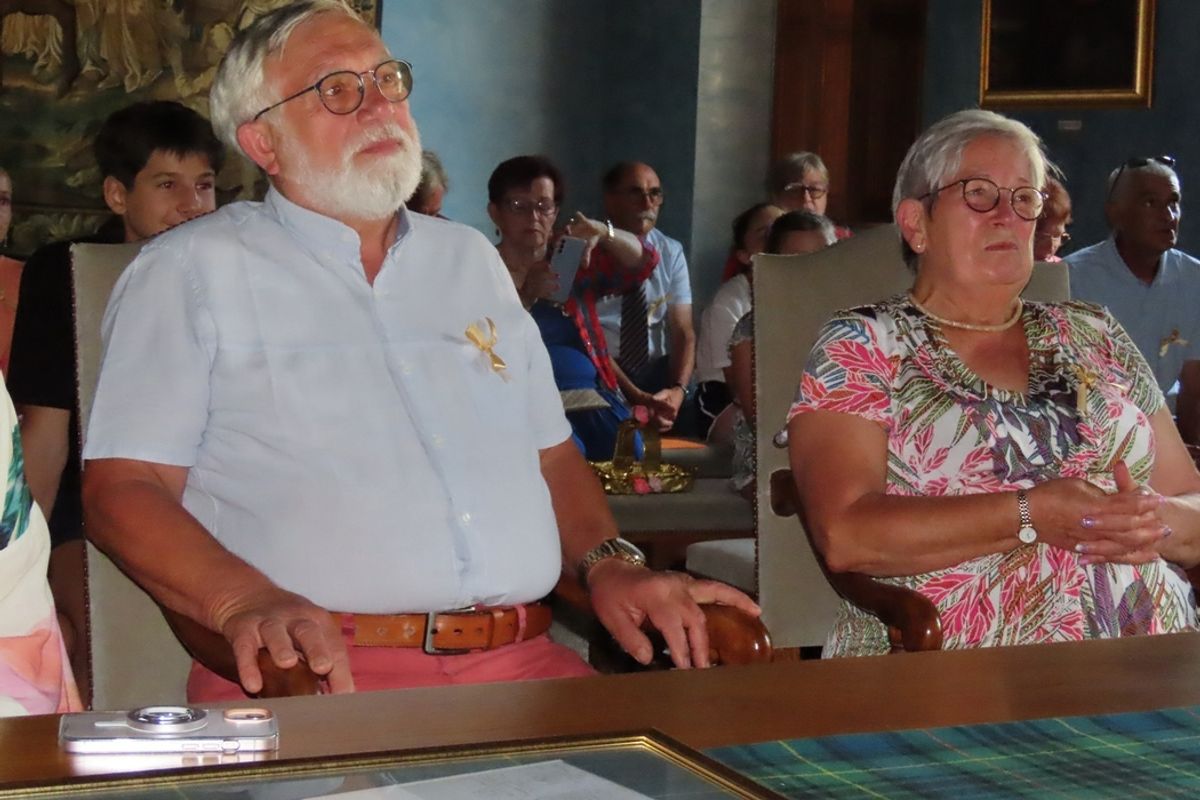 Annette et Pierre Bureau, habitant d'Aubigny-sur-Nère, ont célébré ...