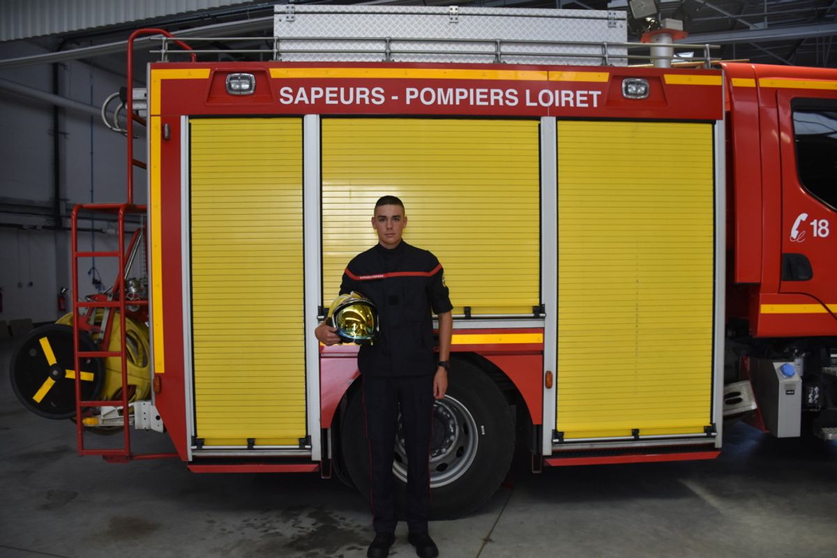 Thomas, 17 ans, nouveau sapeur-pompier volontaire à Pithiviers après ...