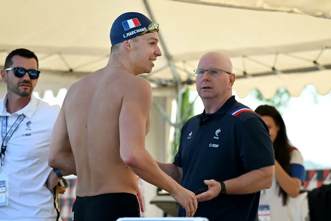 JO Paris 2024 : comment Léon Marchand a entraîné le légendaire coach ...