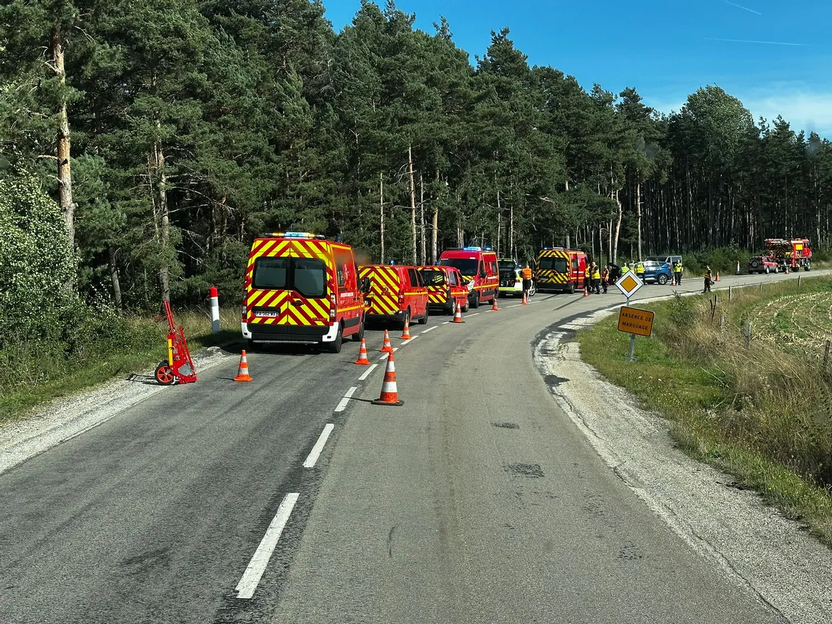 Un blessé grave dans un choc frontal entre deux voitures en Haute-Loire - L’Éveil de la Haute-Loire