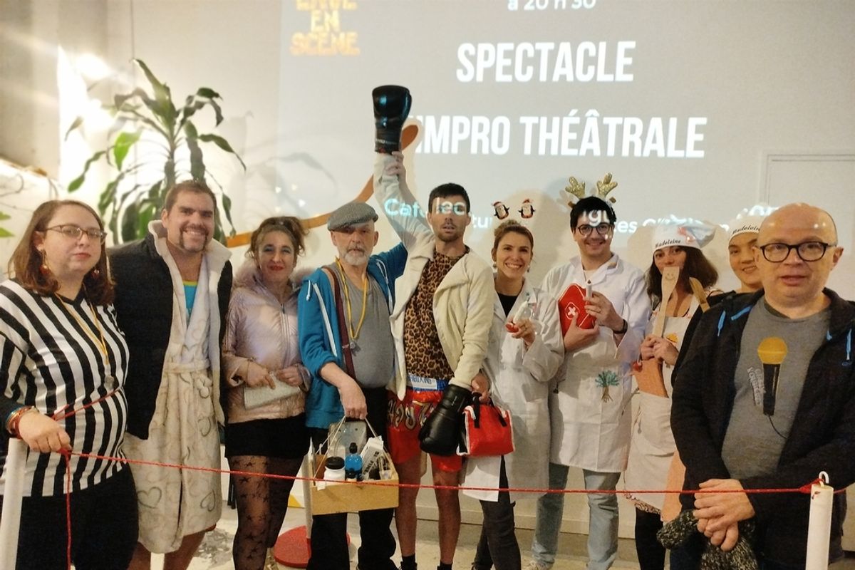 Quand l’impro fait son cinéma avec la troupe Lave en scène - La Montagne