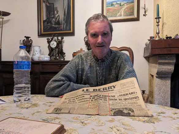 Le Vierzonnais Bernard Robin, chevalier de la Légion d’honneur pour services rendus durant la ...