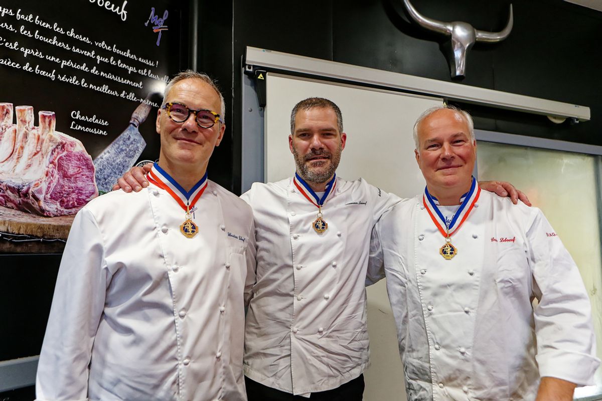 Trois frères, trois meilleurs ouvriers de France en boucherie-étal ...