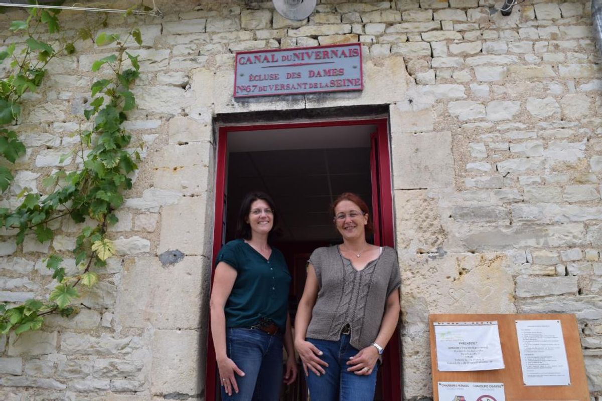 Avec Marie et Elvina, l'Écluse des Dames de Prégilbert a retrouvé le ...