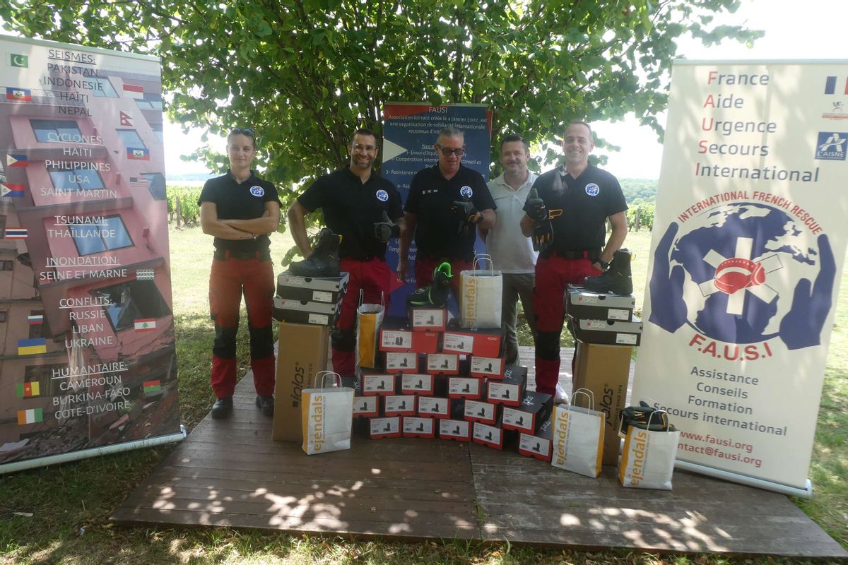 L'ONG Fausi, réunie et équipée à Saint-Père pour mieux assurer une aide ...
