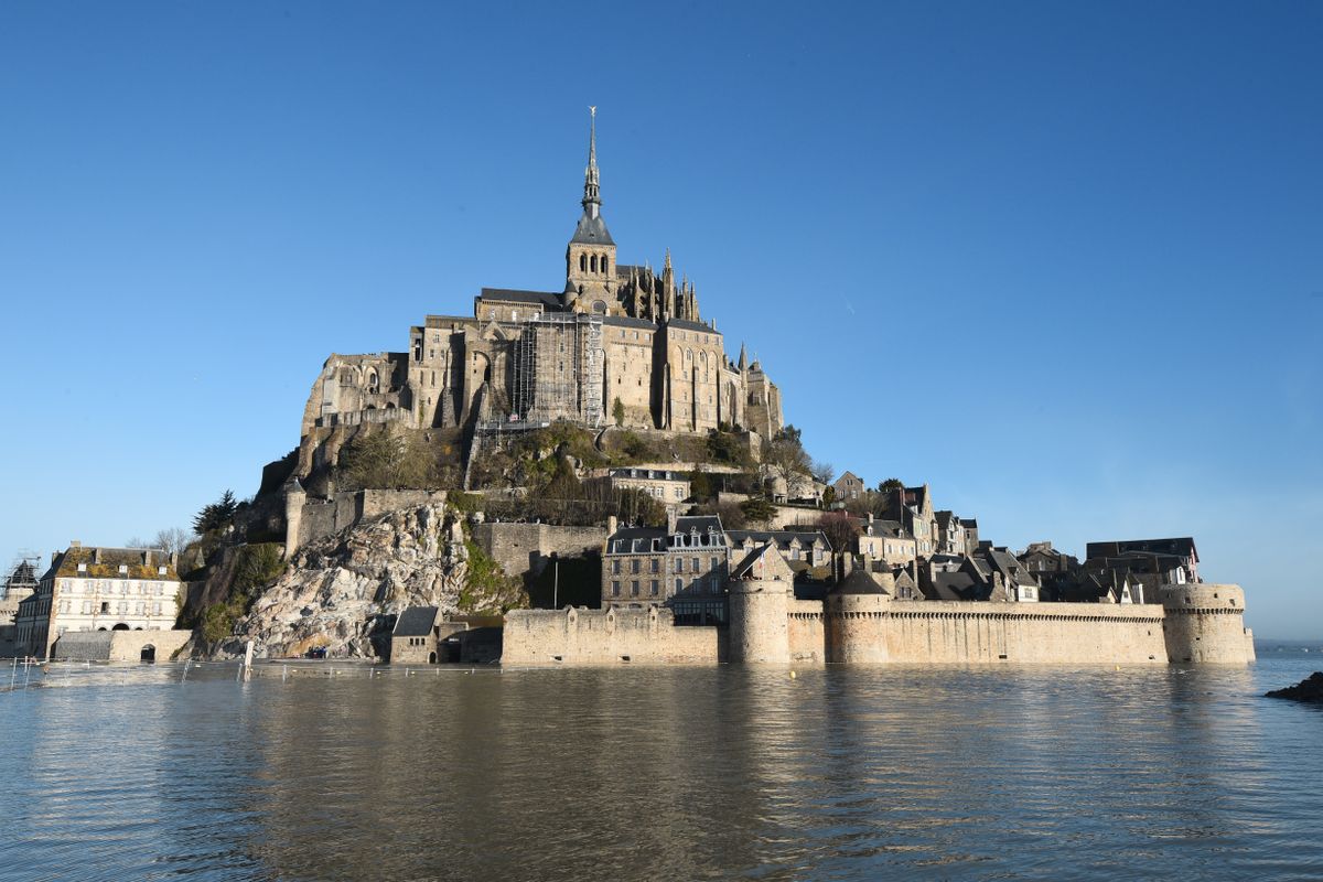 La baie du Mont-Saint-Michel face au risque de sécheresse à la fin du ...