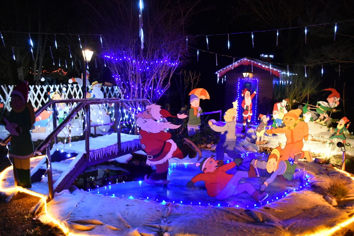 Le village de Noël, qui fait briller les yeux des petits et des grands ...