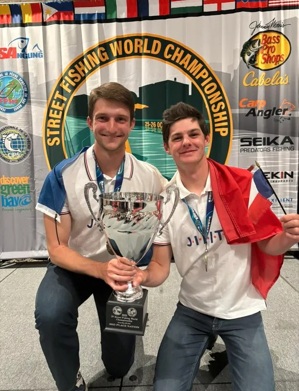 Mondiaux de street fishing : Jules Videaud et Gabriel Vinet ...