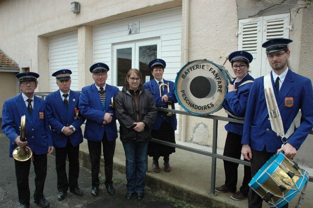 Nicole Roux élue présidente de la fanfare - La Montagne