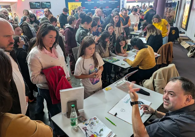800 fans découvrent le film Les Légendaires aux côtés de Patrick Sobral ...