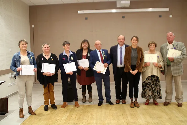 BRIGUEUIL. La saison des médailles à la mairie - Le Populaire du Centre