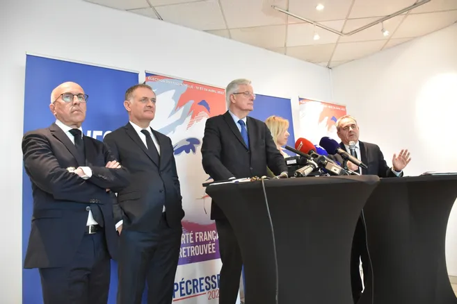 Élection à la présidence des LR : Éric Ciotti en meeting à Saint-Piat ...