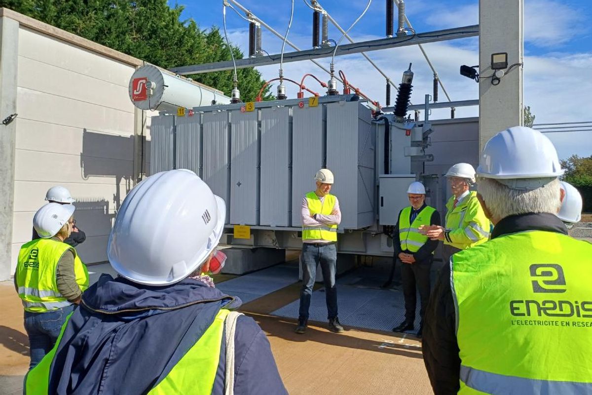 CHANGY. Dix-sept communes desservies par le poste source d'Enedis ...