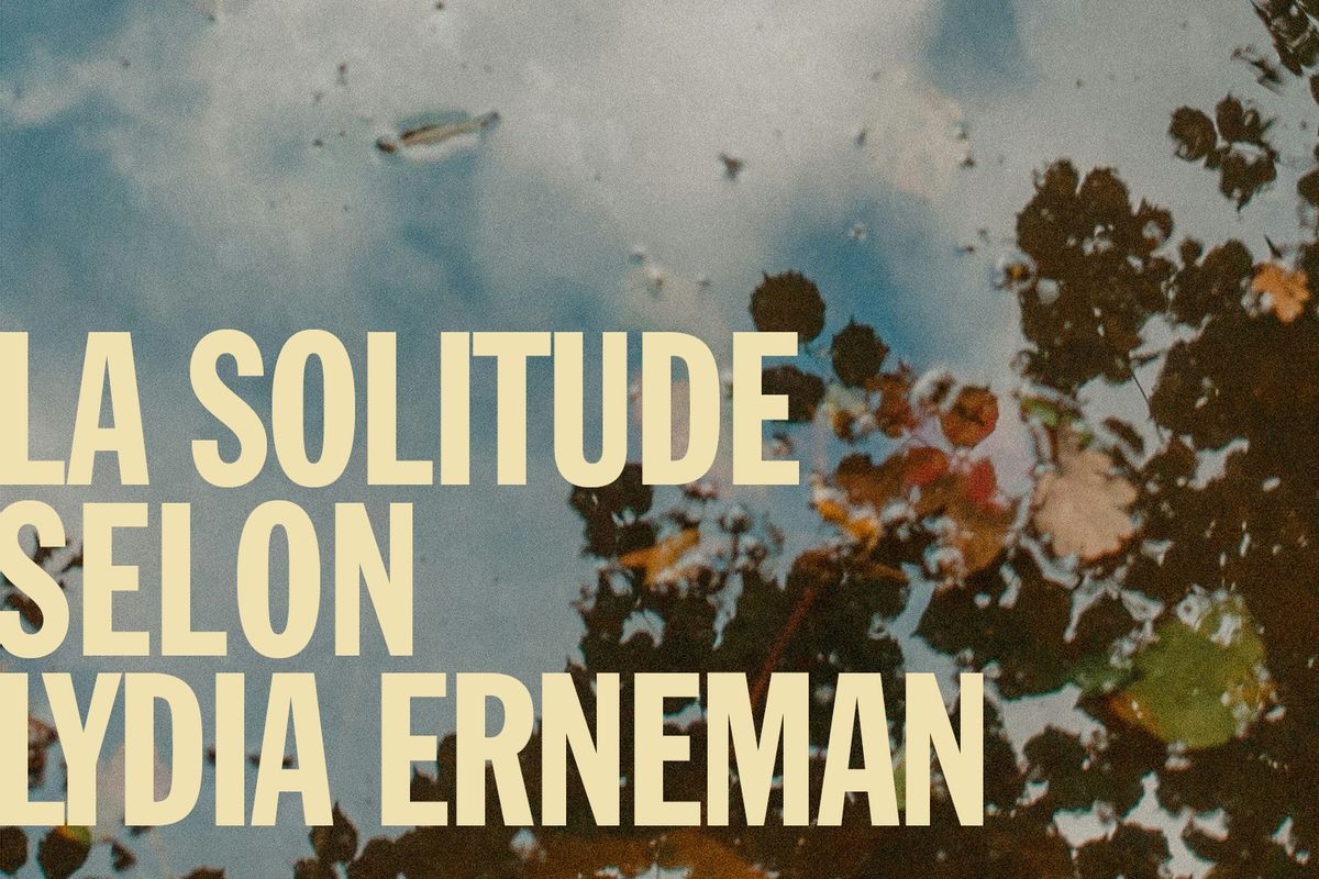 Edition : "La solitude selon Lydia Erneman", roman nordique et lumineux ...
