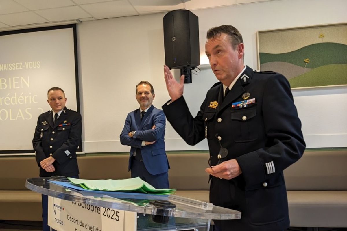 Le commandant de gendarmerie Frédéric Colas prend sa retraite après une ...