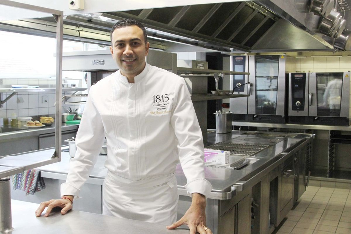 Reetesh Persand, chef du 1815, à Avallon : "On a déjà l'étoile en ligne ...