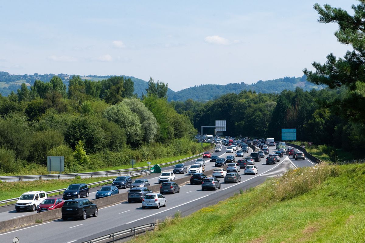 Bouchon et trafic intense sur les autoroutes A20 et A89 autour de Brive ...
