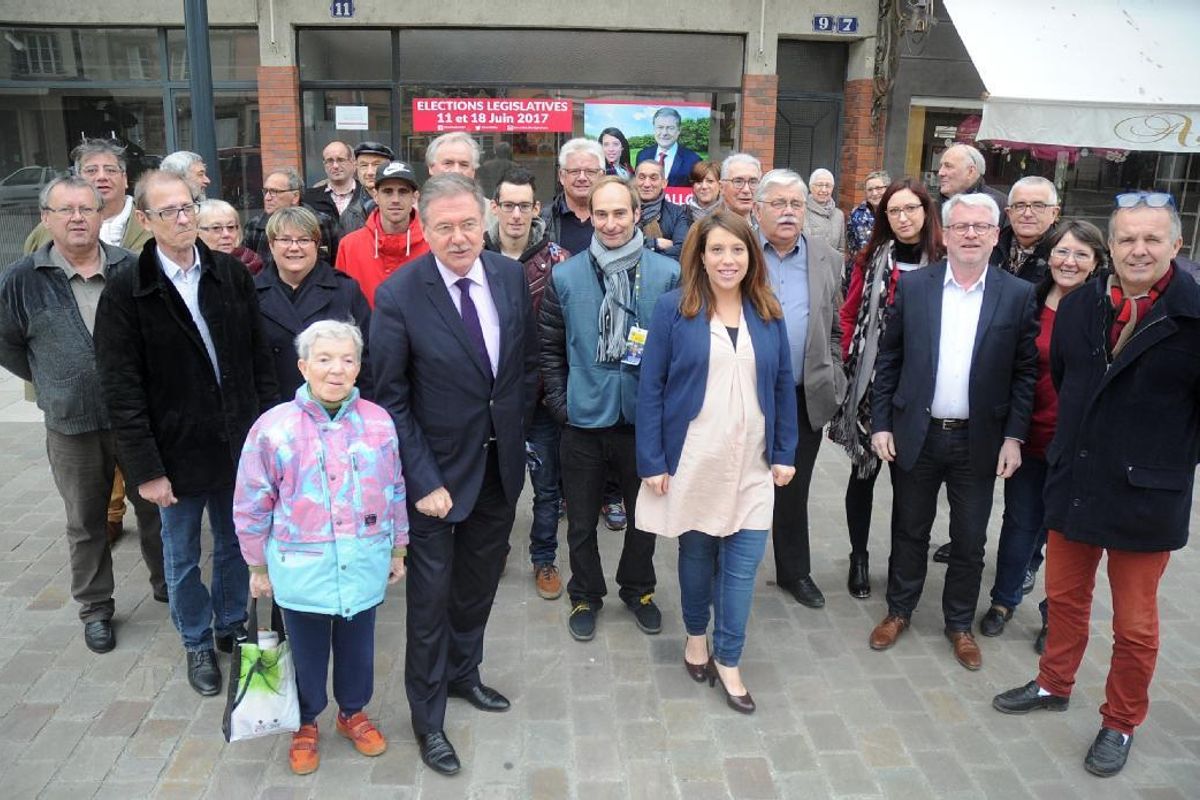 Jean Mallot a inauguré son local de campagne à Moulins - La Montagne