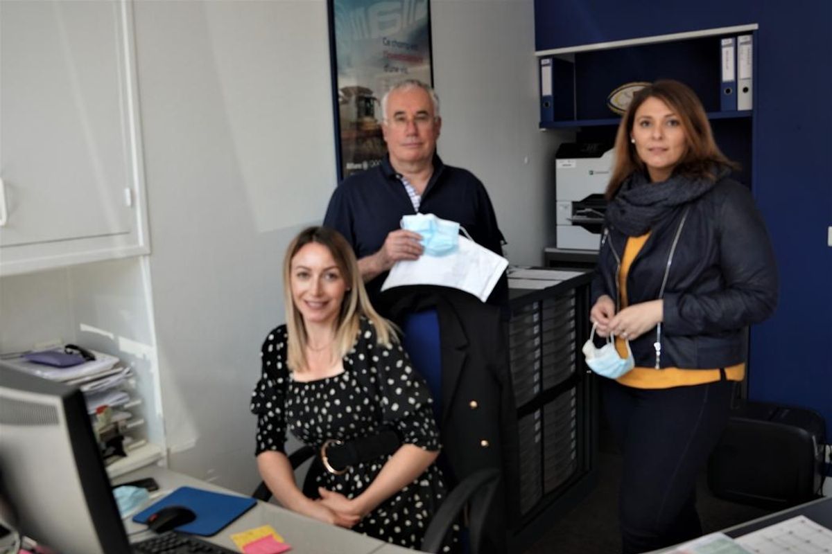 AUBUSSON. Passage de témoin entre Philippe Pangaud et Florence Parot ...