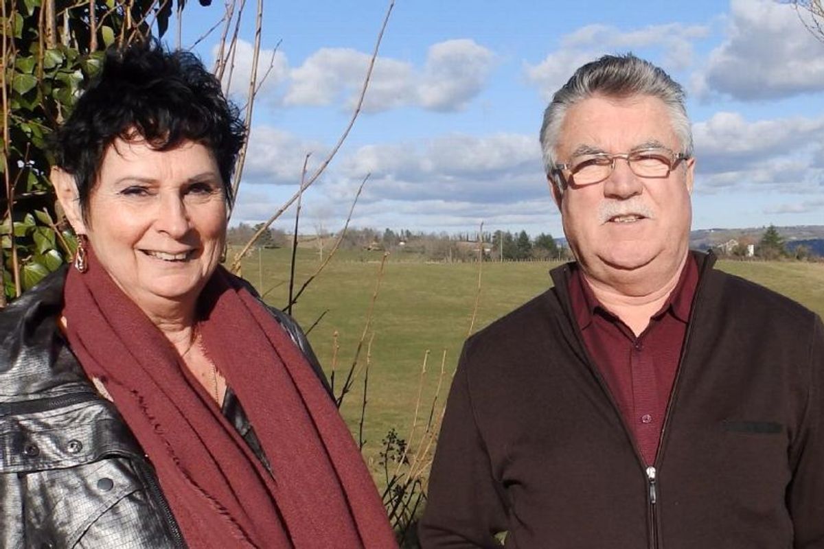 Christian Montin et Jeanine Hercouet-Testa à gauche - La Montagne