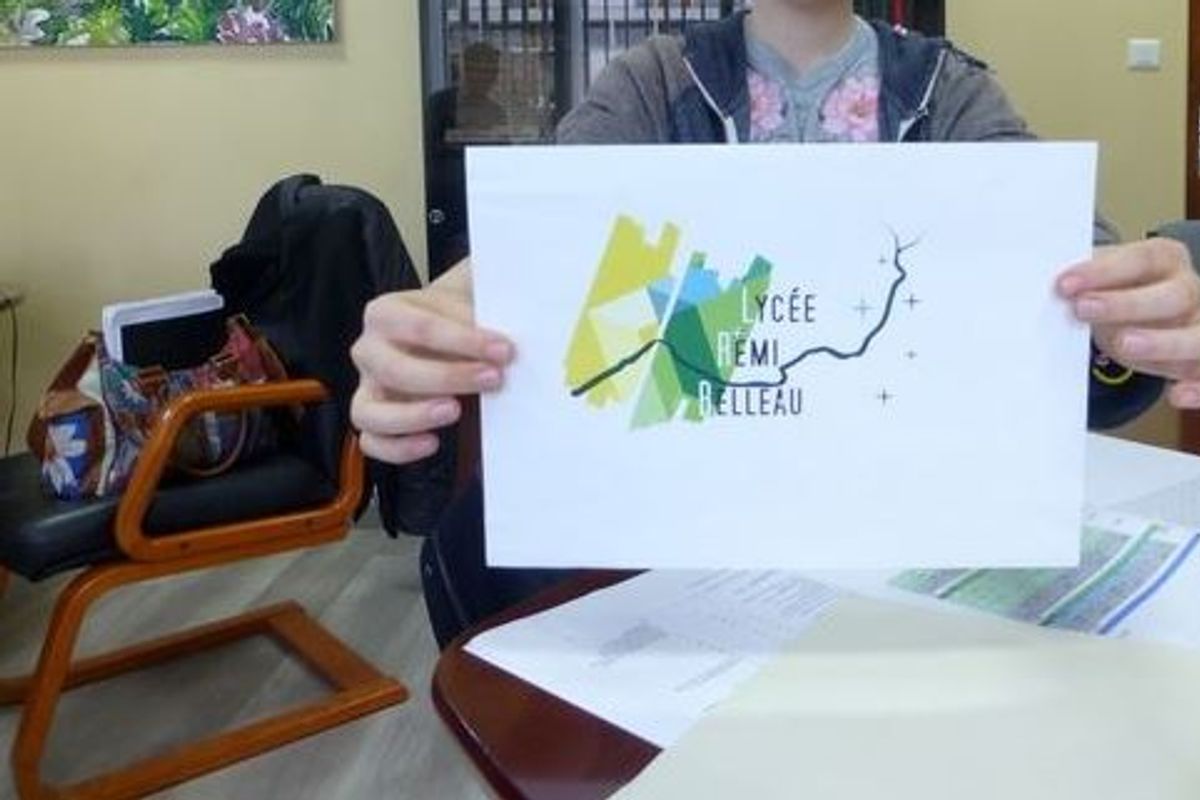 Anna Berland a dessiné le nouveau logo du lycée Rémi-Belleau de Nogent ...