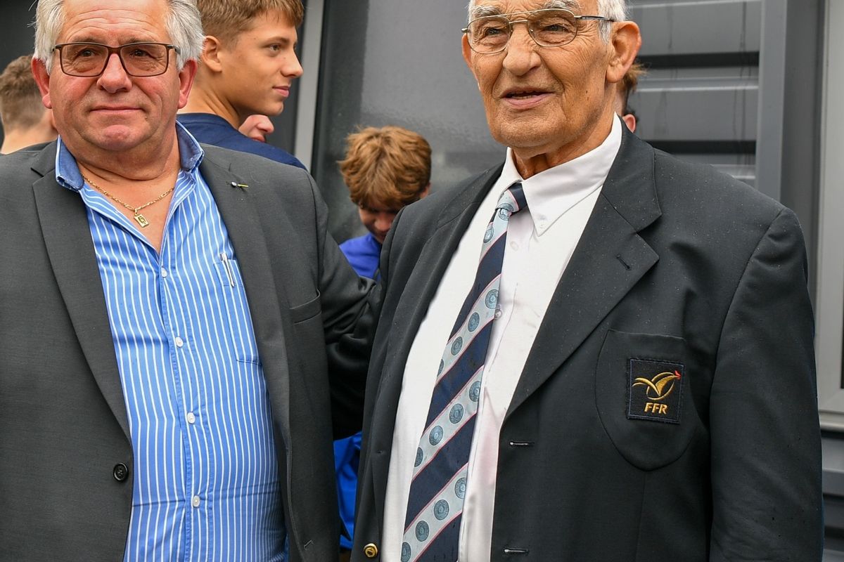 Didier Jamot et Francis Palmade coprésidents de la JA Isle sur fond de ...