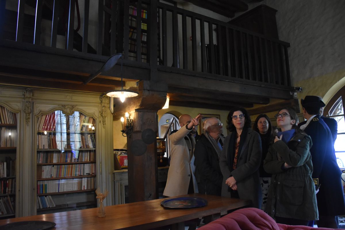 La ministre de la Culture Rima Abdul Malak a visité la Maison Elsa ...
