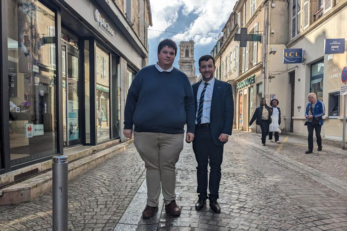 Jean-Philippe Tanguy de passage à Clamecy pour soutenir le candidat RN ...