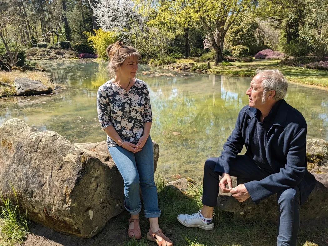 Stéphane Marie, le jardinier-animateur de l'émission "Silence, ça ...