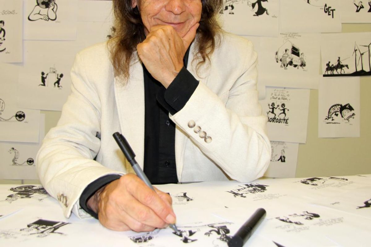 Jean-Pierre Cordier vient de sortir son dernier recueil de dessins ...