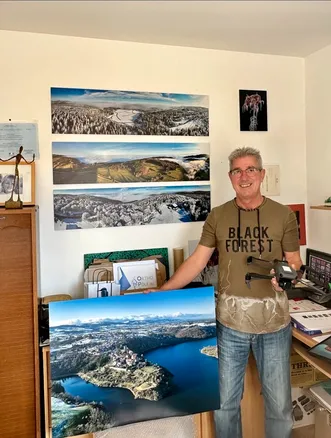 Avec ses photos, Didier Schmitt prend de la hauteur - Le Pays Roannais