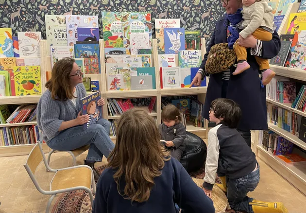 L'auteur Ludovic Lecomte, édité à L'École des loisirs, à la librairie ...