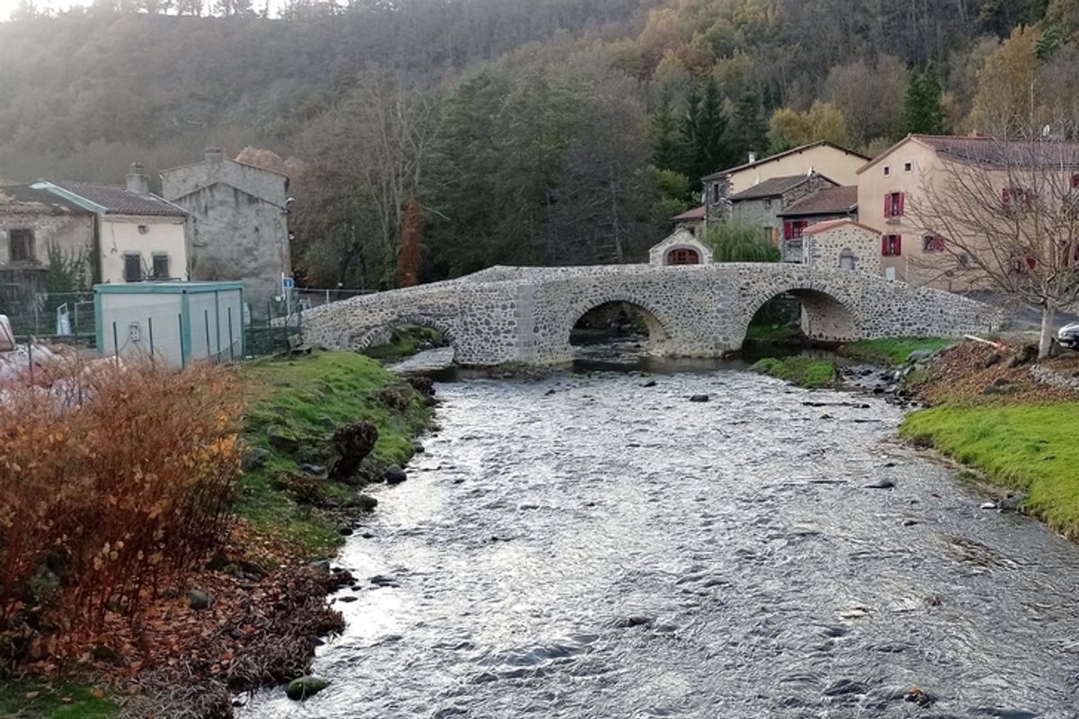 À Saurier, la restauration du pont est terminée - La Montagne