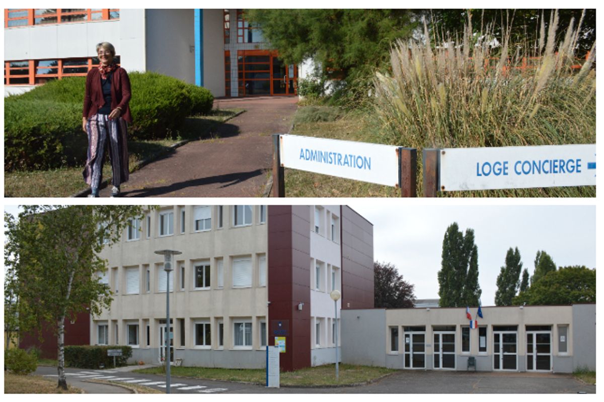 Voisins dans le quartier des Bâtes, à Dreux, les lycées “Courtois” et ...