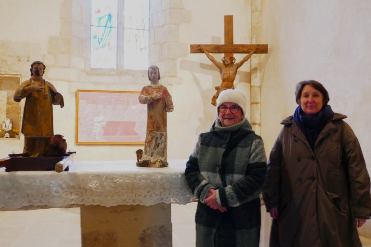 Restaurées, les deux statues de Saint-Goussaud sont de retour en l ...