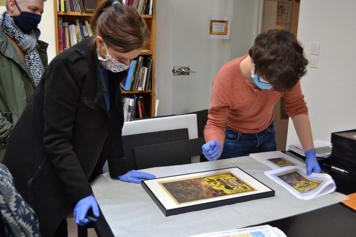 VOLVIC. Des œuvres du musée Sahut à Lezoux - La Montagne