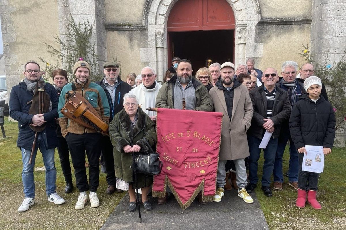 VILLENEUVE SUR CHER. Saint Vincent et saint Blaise au rendez-vous à ...