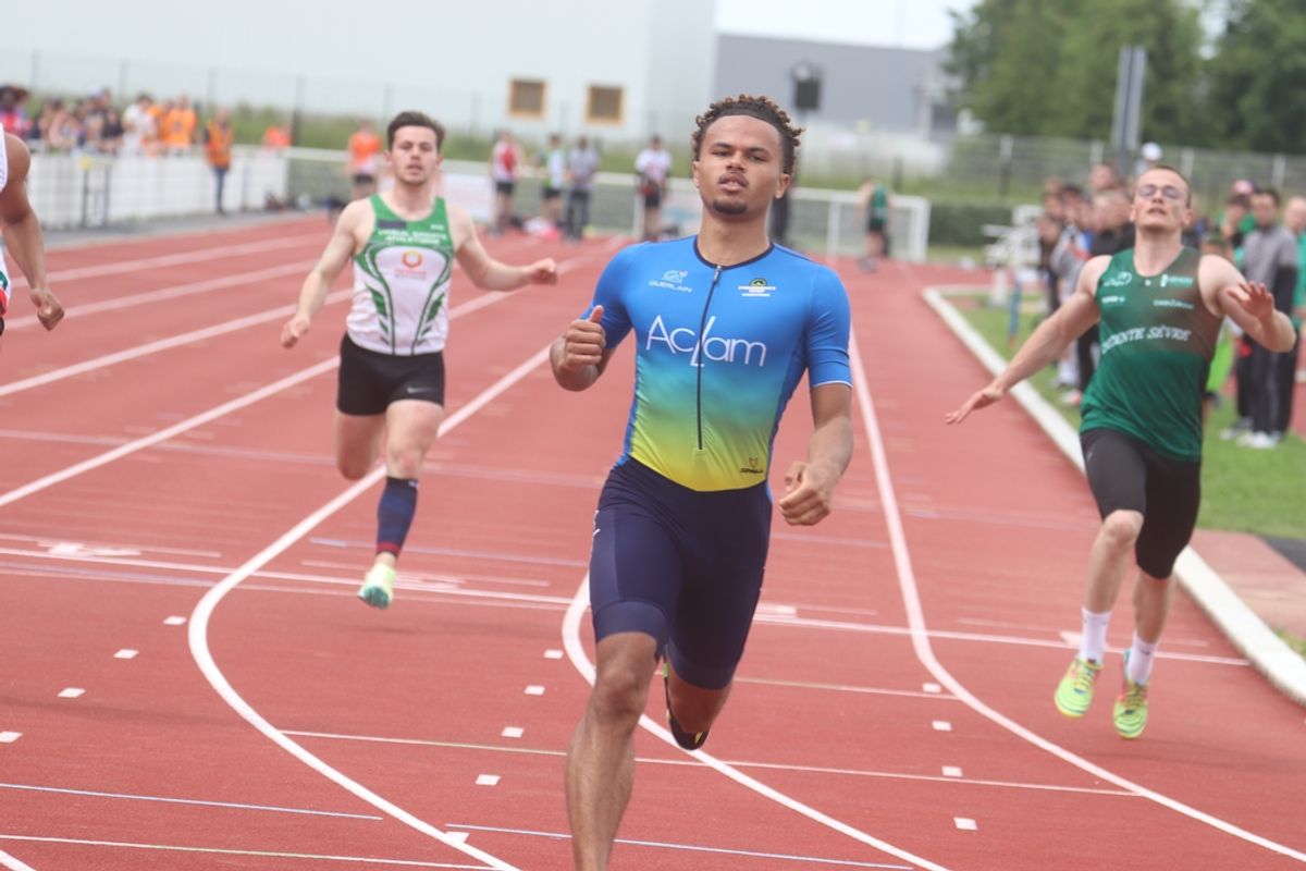 Le sprinteur de l'Aclam Paul Lada revient sur ses premiers championnats ...