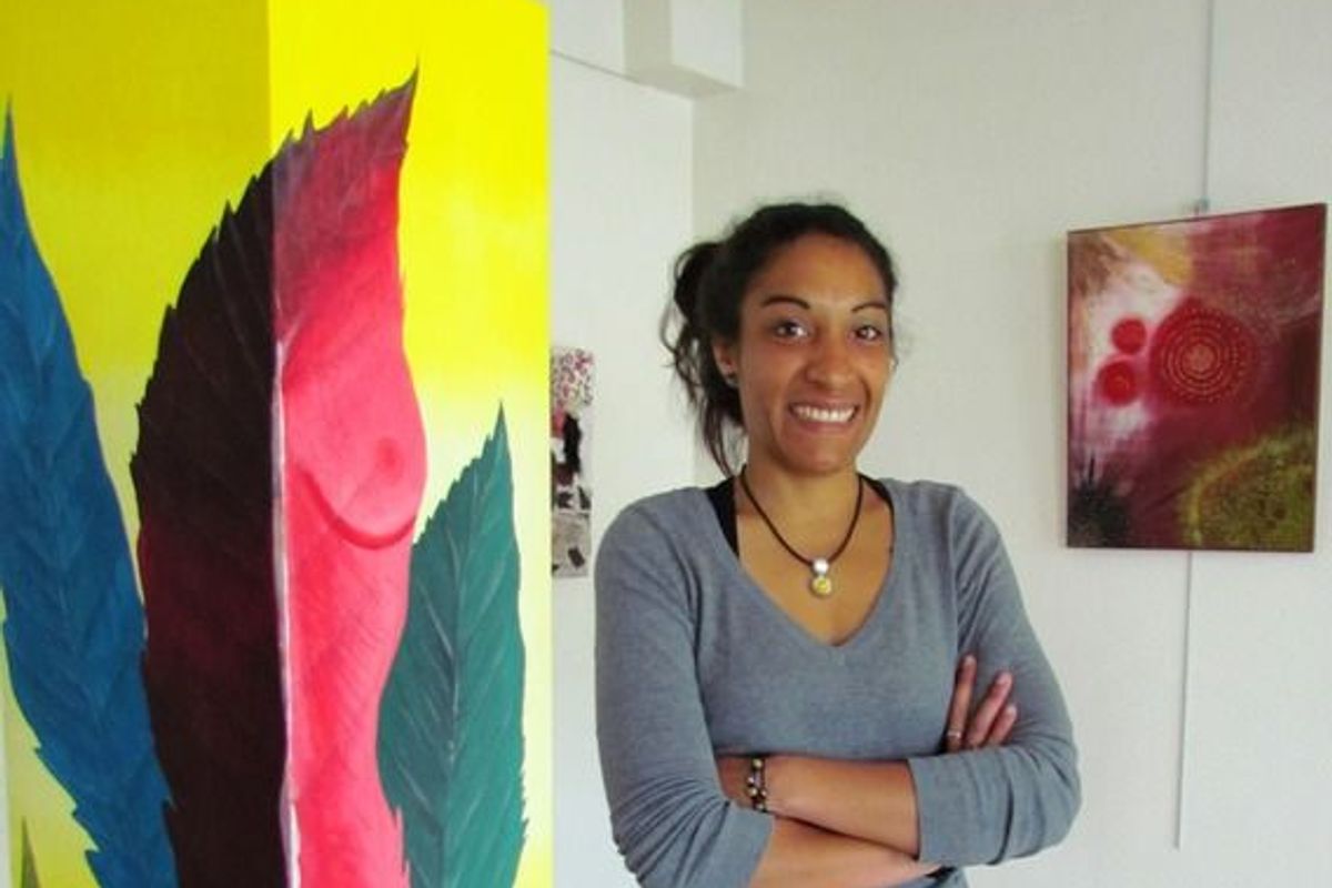 Clara Dousset à la Maison du tourisme - La Montagne