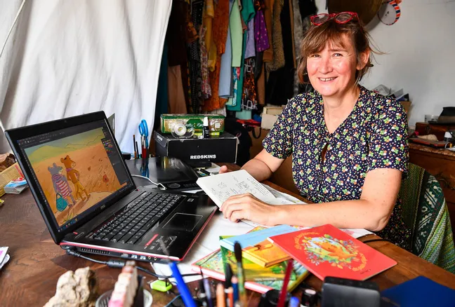 Autrice et illustratrice à Nevers, Béatrice Rodriguez dessine les ...