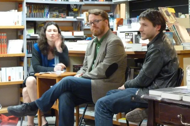 Jake Hinkson était, hier soir, à la librairie Obliques - L'Yonne ...