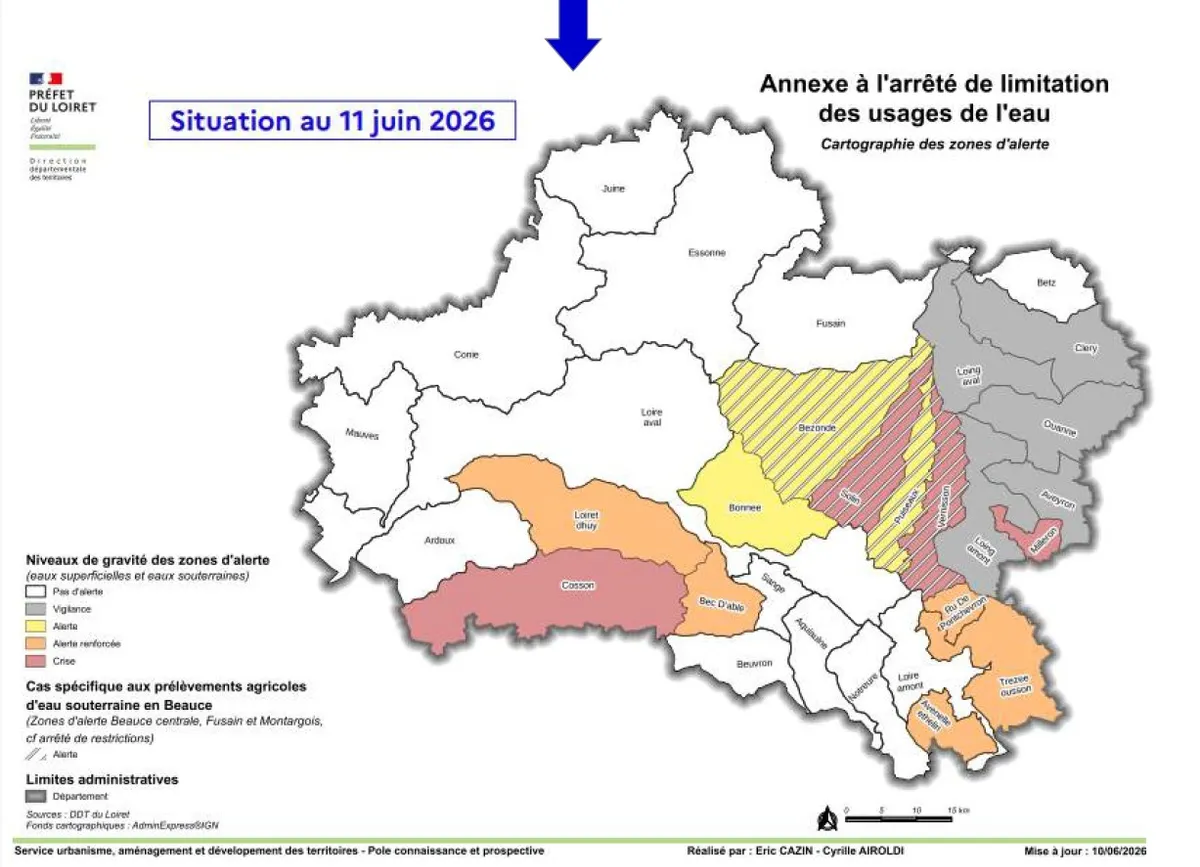 Vague de chaleur : limitation provisoire des usages de l'eau dans l'est ...