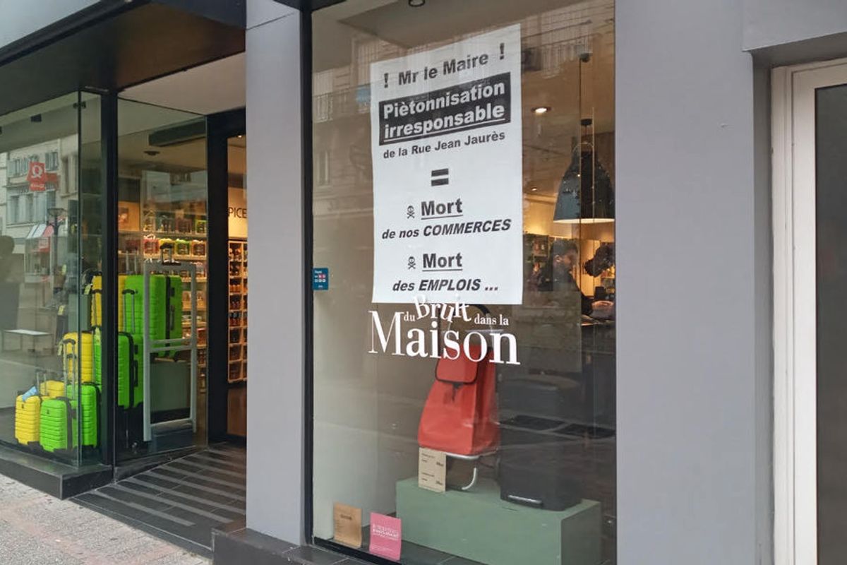 "Il faut suspendre la piétonnisation de la rue Jean-Jaurès", demande ...