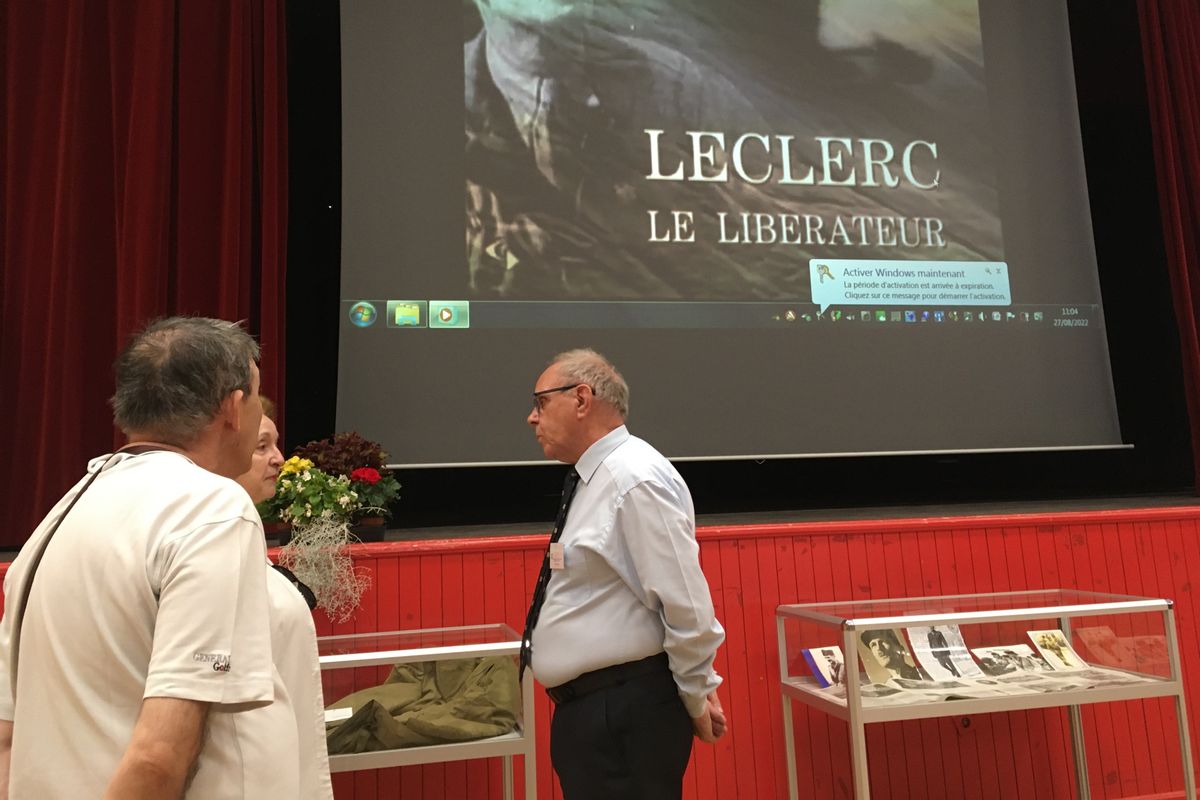 Focus sur le général Leclerc et ses faits d'armes, salle Patenôtre, à ...